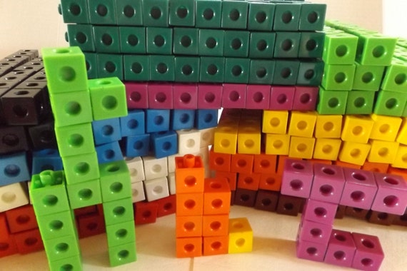 SNAP CUBES by Cuisenaire: 1467 Cubes in Ten Different Colors