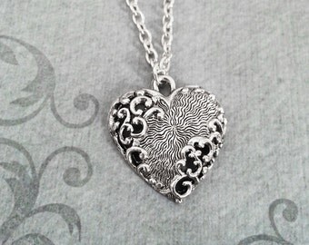 Victorian Key Necklace Key Jewelry Gold Key by CharmsOnThings