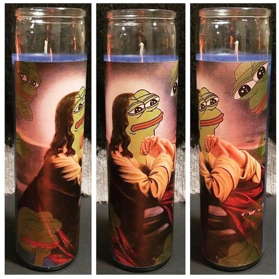 Pepe Frog Prayer Candle Free Shipping US