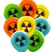 Radioactive Symbol Science Party Balloons Pack by NerdyWordsGifts