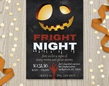Unique scary invitations related items | Etsy