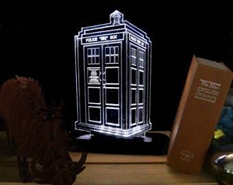 Tardis lamp | Etsy