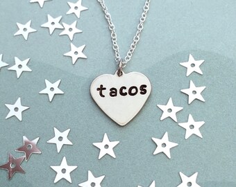 Taco necklace | Etsy
