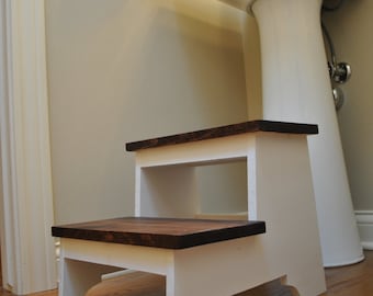 Wood step stool | Etsy