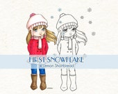 Digital Stamps Coloring Pages & Illustrations by lemonshortbread