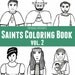 Catholic Saints Coloring Book Vol. 2 by paperdali on Etsy