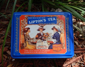 Lipton tea tin | Etsy