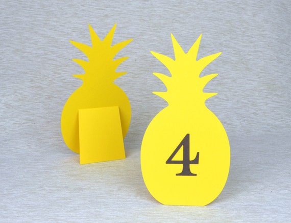 Pineapple Table numbers 1-10
