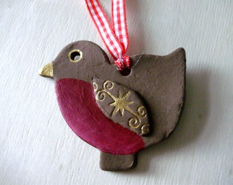 Christmas robin | Etsy