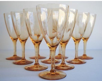 Amber glassware | Etsy