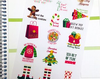 Funny christmas tags | Etsy