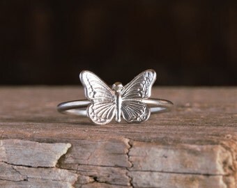 Butterfly wing ring | Etsy