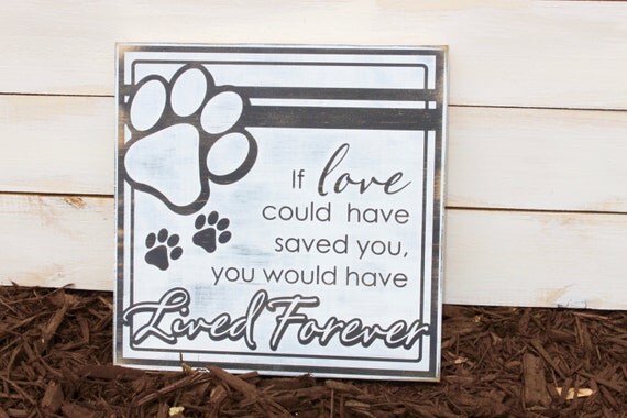 Dog Sign RIP dog RIP cat Memorial Sign for animals Pet