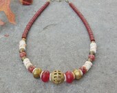 Ethnic Jewelry African Tribal Bohemian by MacchiatoJewelry on Etsy