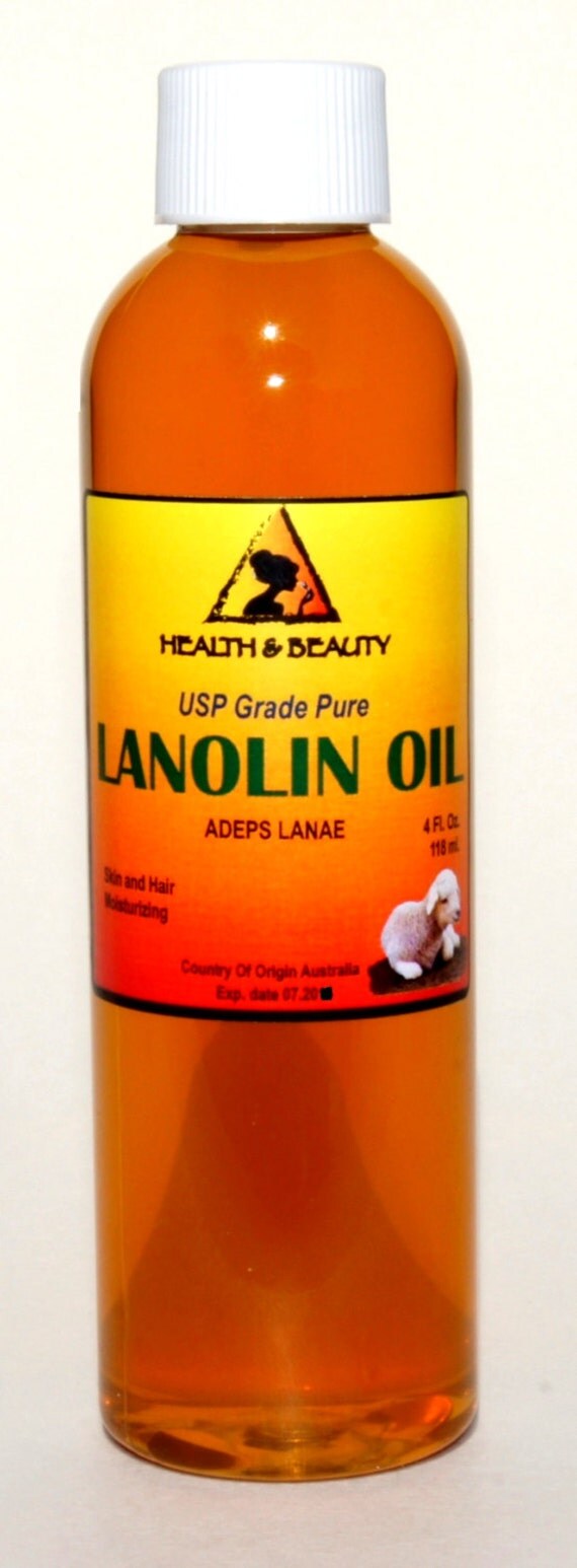 4 oz LANOLIN OIL USP Grade 100% Pure Skin Hair Moisturizing