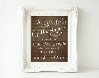 Marriage wall art | Etsy