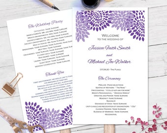 Purple programs | Etsy