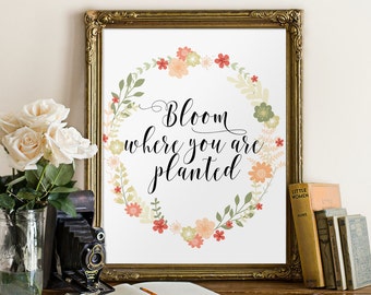 Scripture printable Inspirational art by TwoBrushesDesigns on Etsy