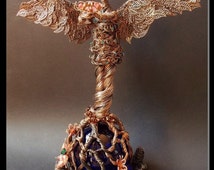 Unique wire angel sculpture related items | Etsy