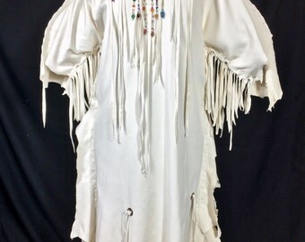 Buckskin dress | Etsy