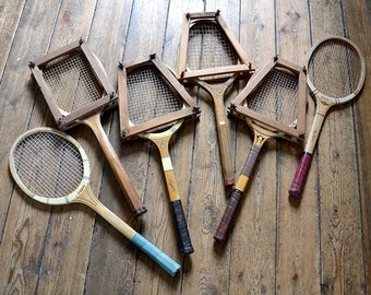 Unique wooden tennis racket related items | Etsy