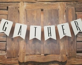 gather sign – Etsy