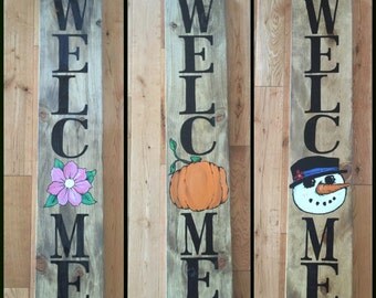 Winter welcome sign | Etsy