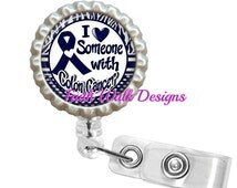 Unique colon cancer ribbons related items | Etsy