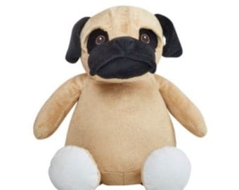 Pug stuffed animal | Etsy