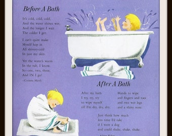 Bathroom poem | Etsy