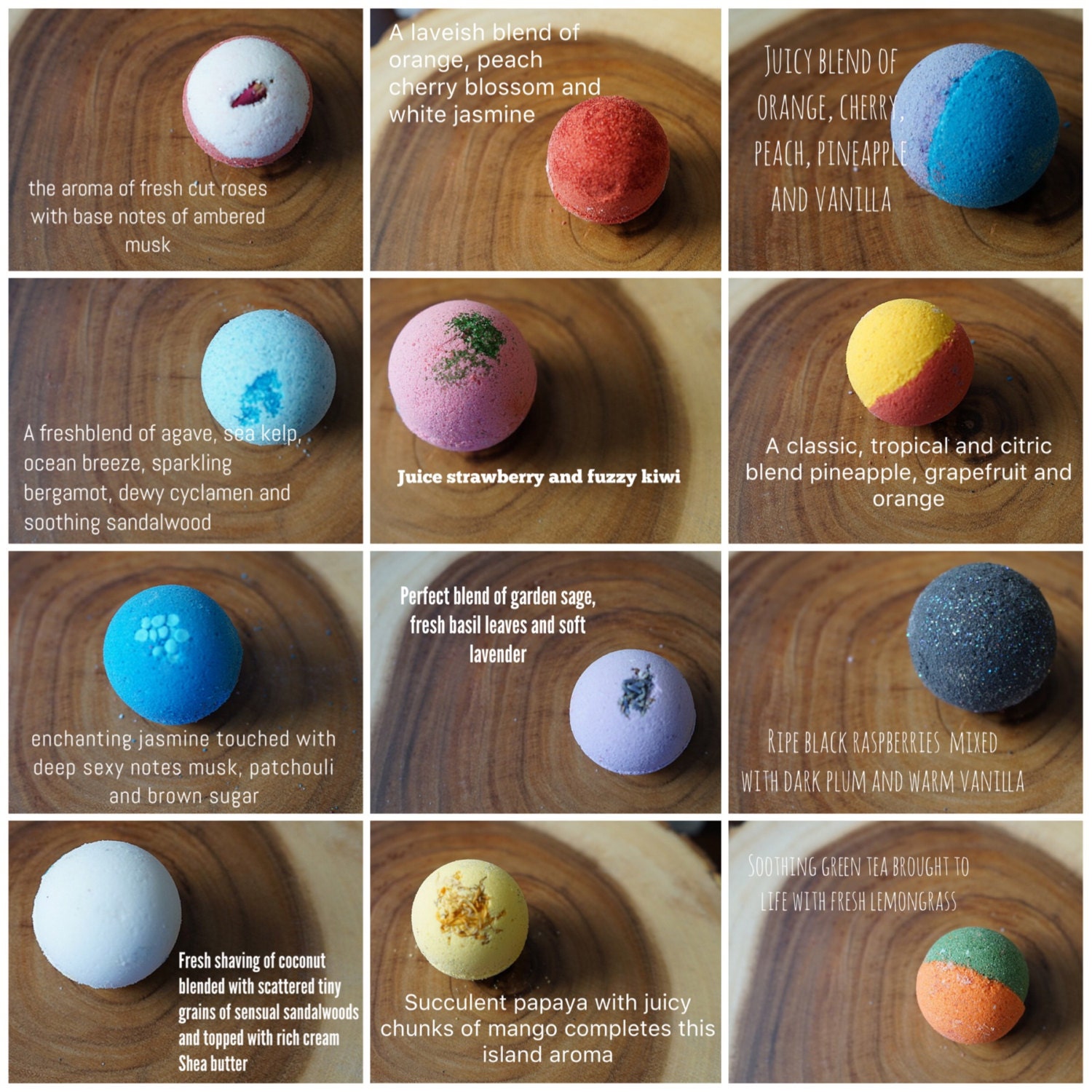 Bath Bomb Set 12 Ultra Lush Handmade Fizzies Shea Cocoa Butter bath-bomb-set-12-ultra-lush-handmade-fizzies-shea-cocoa-butter