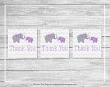 Unique elephant favor tag related items | Etsy