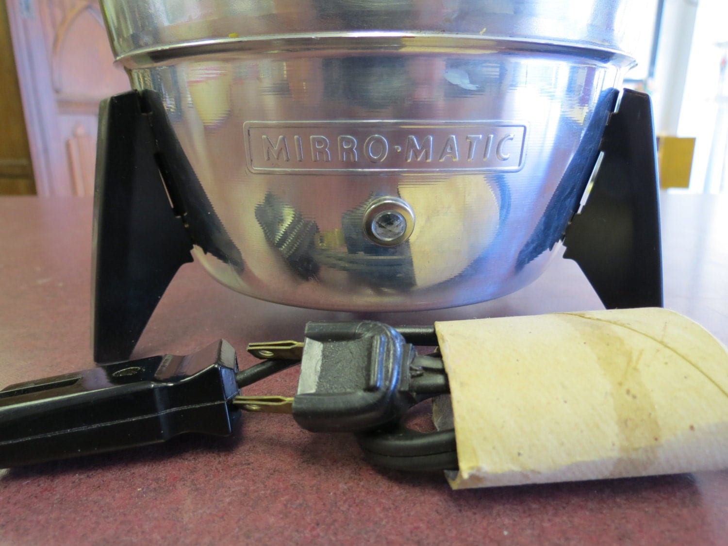 Vintage Jolly Time Mirro-Matic Popcorn Popper With 4 Jolly