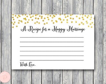 Recipe for marriage | Etsy