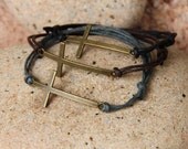 Cross bracelet | Etsy
