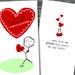 Mini Science Valentines Day Cards Set of 12 Biology