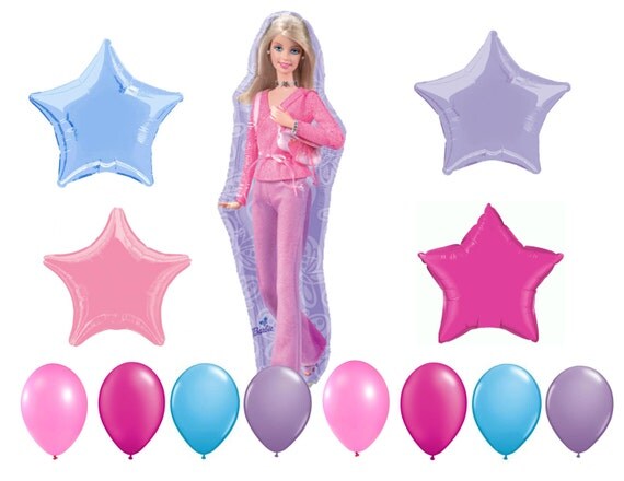 Barbie Super Shape Foil Birthday Balloons Barbie By Andabloshop