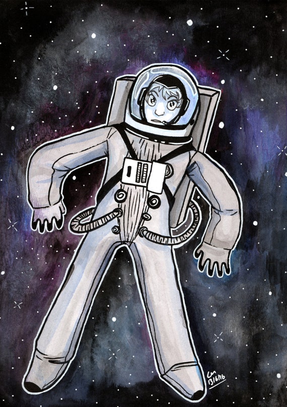 AstroGirl 8x10 Print