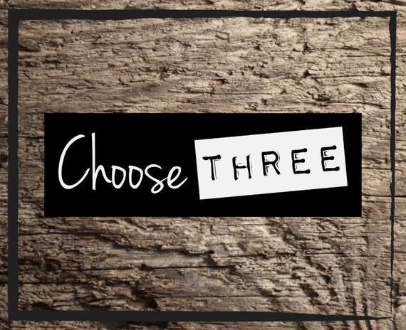 CHOOSE THREE Illustrated 3D Greeting Cards Punny All choose-three-illustrated-3d-greeting-cards-punny-all