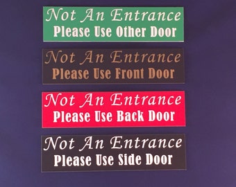 Use other door | Etsy