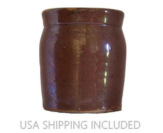 Antique Oregon Pottery Company Stoneware Jar by PrimpingYourHome