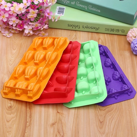 Apple Banana Grape Orange Fruit ice lattice Ice Mold Ice Tray
