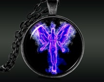 Popular items for angel necklace on Etsy