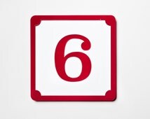 Unique classic house number related items | Etsy