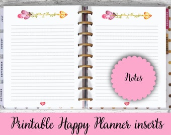 Happy planner insert | Etsy