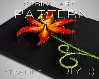 Handmade artworks made of nails and strings. by TheStringArtStudio