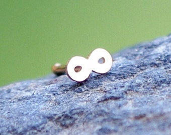 Unique infinity nose ring related items | Etsy