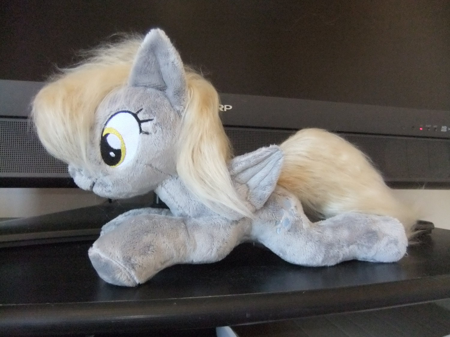 MLP plush DERPY HOOVES filly by MLPplushartwork on Etsy