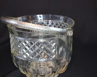 Crystal ice bucket | Etsy