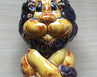 Unique ceramic lion related items | Etsy